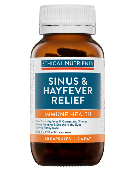 Sinus & Hayfever Relief by Ethical Nutrients - Nutrition Warehouse