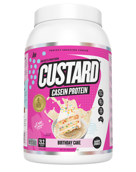Custard Casein Protein by Muscle Nation - Nutrition Warehouse