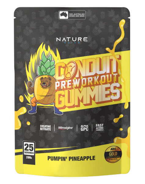 Conduit Pre Workout Gummies by Nature Gains Labs - Nutrition Warehouse