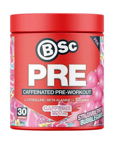 PRE Caffeinated Pre-Workout By Body Science BSc - Nutrition Warehouse