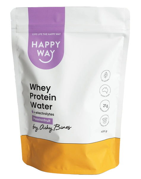 Ashy Bines Protein Water by Happy Way - Nutrition Warehouse