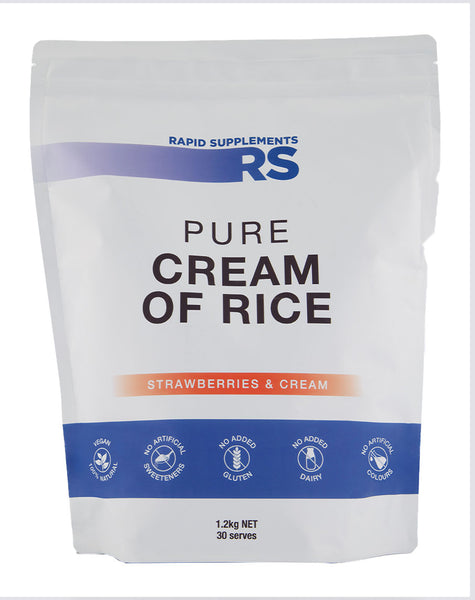 100% Pure Cream of Rice by Rapid Supplements - Nutrition Warehouse