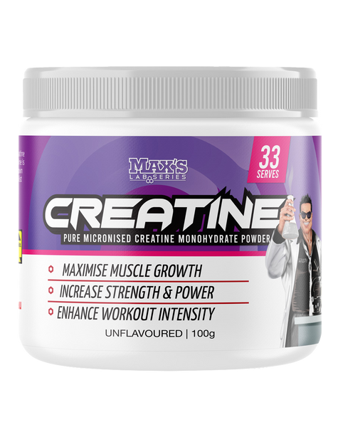 Creatine Monohydrate by Max's Lab Series - Nutrition Warehouse