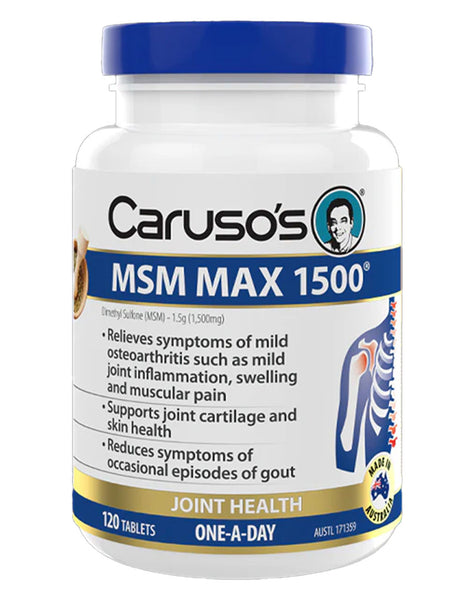 MSM Max 1500 by Caruso's Natural Health - Nutrition Warehouse
