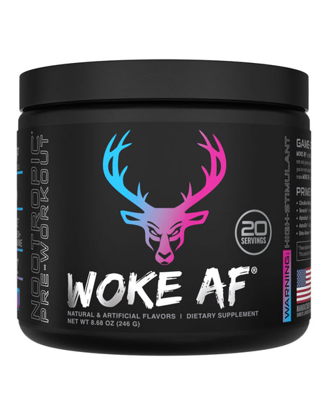 Woke AF by Bucked Up | High Stimulant Pre Workout - Nutrition Warehouse