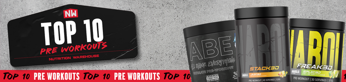 Top 10 Pre Workouts - Nutrition Warehouse