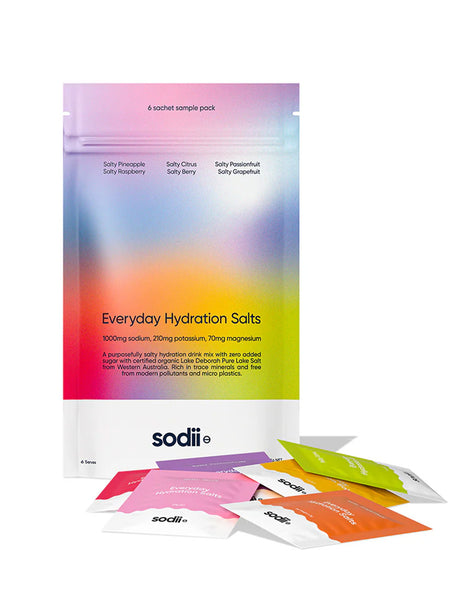 Everyday Hydration Salts (Sachets) by Sodii - Nutrition Warehouse
