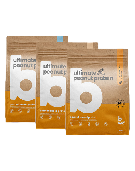 Ultimate Peanut Protein Triple Stack 400g by bRaw - Nutrition Warehouse