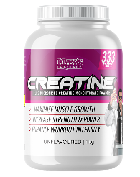 Creatine Monohydrate by Max's Lab Series - Nutrition Warehouse
