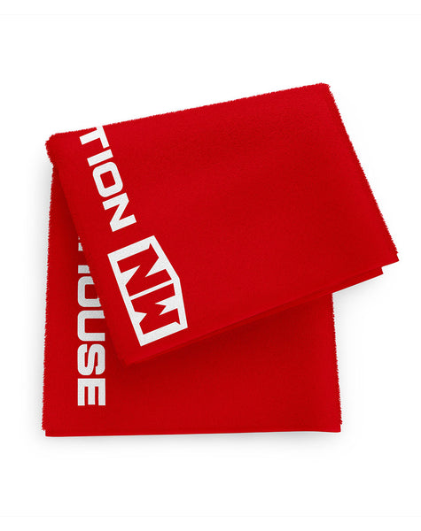 Logo Bench Towel by Nutrition Warehouse - Nutrition Warehouse