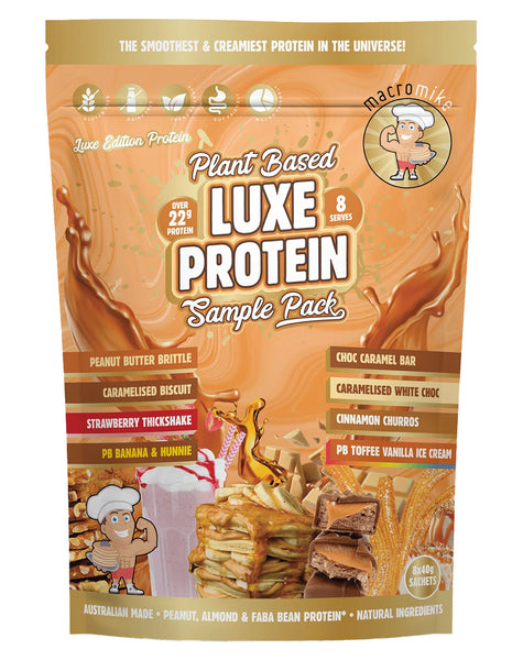 Plant Based Luxe Protein Sample Pack by Macro Mike - Nutrition Warehouse