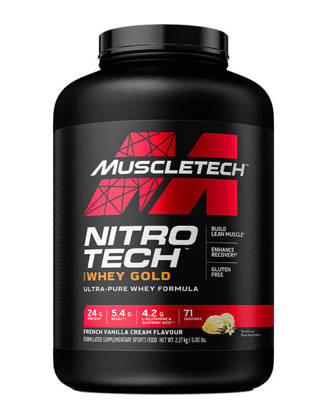 Nitro-Tech 100% Whey Gold by MuscleTech - Nutrition Warehouse