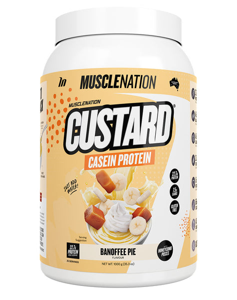 Custard Casein Protein by Muscle Nation - Nutrition Warehouse