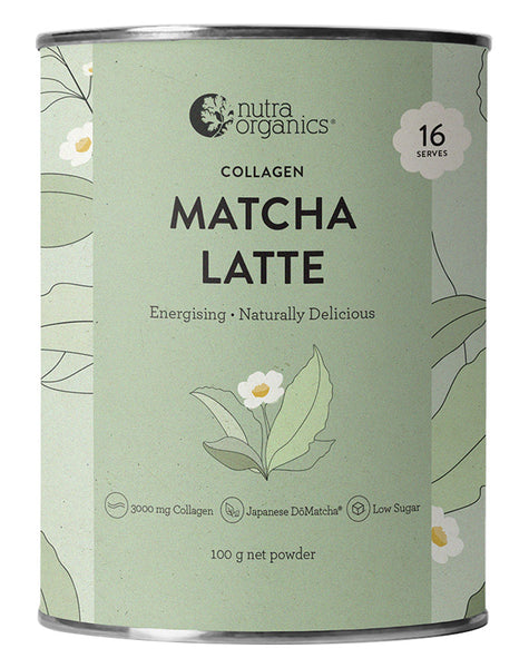 Matcha Latte by Nutra Organics - Nutrition Warehouse