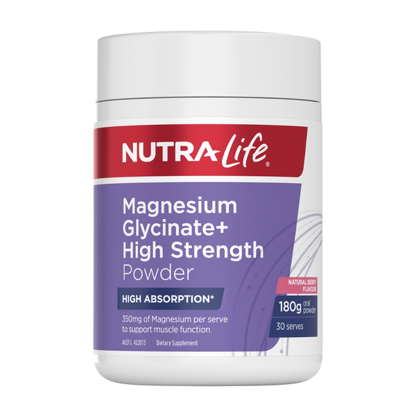 Magnesium Glycinate + High Strength Powder by NutraLife - Nutrition ...