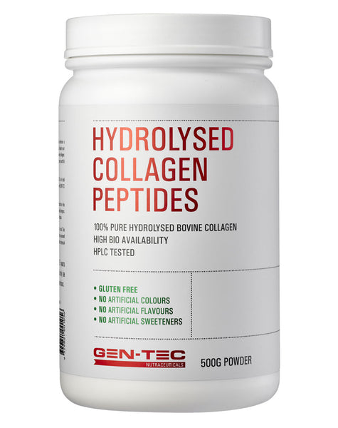 Hydrolysed Collagen Peptides by Gen-Tec Nutrition - Nutrition Warehouse