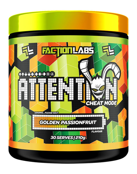 Attention Cheat Mode by Faction Labs - Nutrition Warehouse