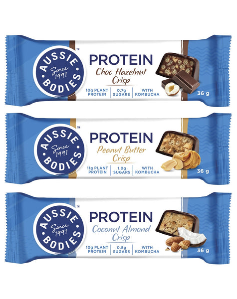 Nourish Protein Crisp Bar by Aussie Bodies - Nutrition Warehouse