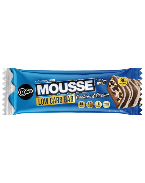High Protein Mousse Low Carb Bar by Body Science BSc - Nutrition Warehouse