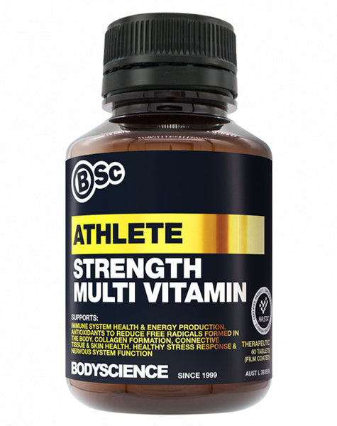 Athlete Strength Multi Vitamin by Body Science BSc | HASTA Certified ...