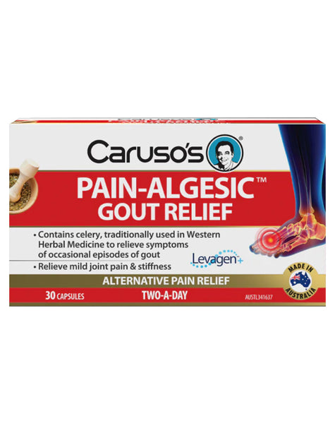Pain Algesic Gout Relief by Caruso's Natural Health - Nutrition Warehouse
