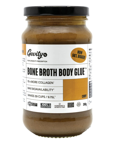 Bone Broth Body Glue (CURRY) by Gevity RX - Nutrition Warehouse