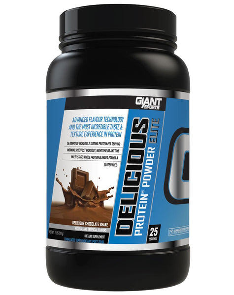 Delicious Protein Powder Elite by Giant Sports - Nutrition Warehouse