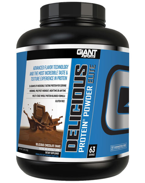 Delicious Protein Powder Elite by Giant Sports - Nutrition Warehouse