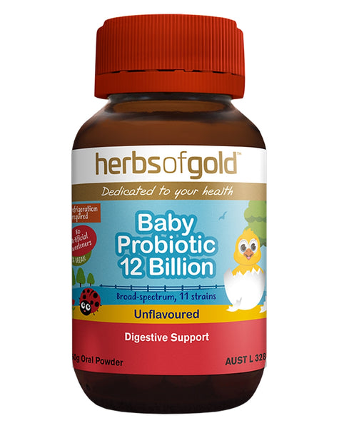 Baby Probiotic 12 Billion by Herbs of Gold - Nutrition Warehouse