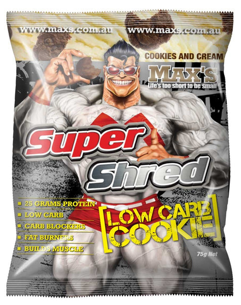 Super Shred Low Carb Cookie by Max's Supplements - Nutrition Warehouse