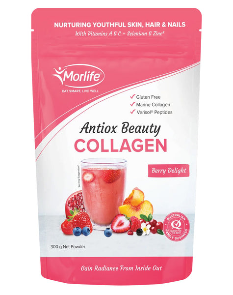 Antiox Beauty Collagen by Morlife - Nutrition Warehouse