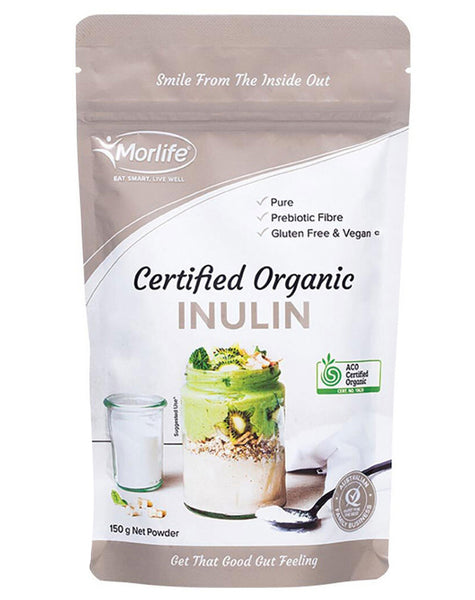 Certified Organic Inulin by Morlife - Nutrition Warehouse