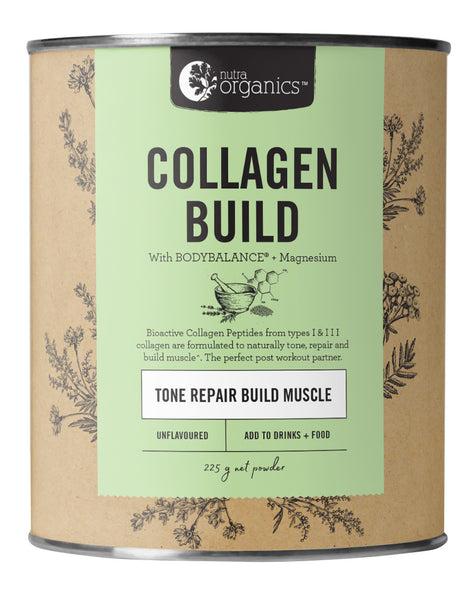 Collagen Build Powder by Nutra Organics - Nutrition Warehouse