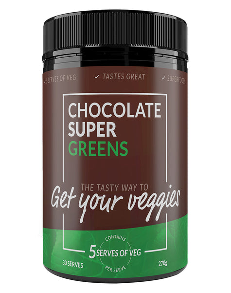 Chocolate Super Greens by The Man Shake - Nutrition Warehouse