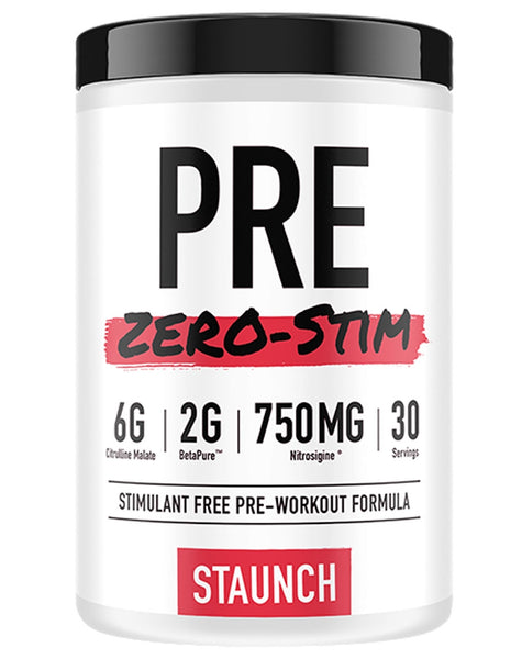 Pre Zero-Stim by Staunch - Nutrition Warehouse