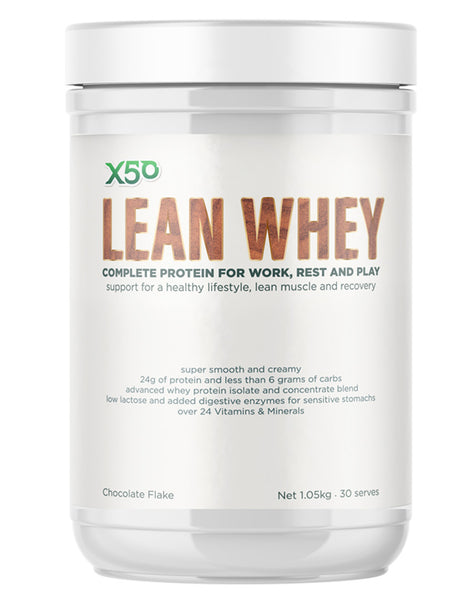 100% Lean Whey by X50 Lifestyle - Nutrition Warehouse