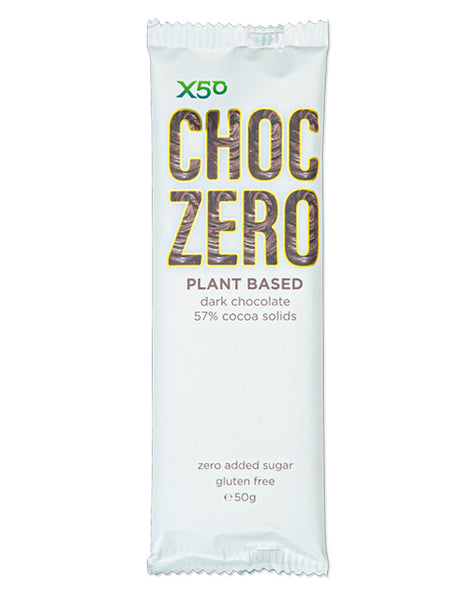 Choc Zero Plant Based Bar (Dark Chocolate) by X50 Lifestyle - Nutrition ...